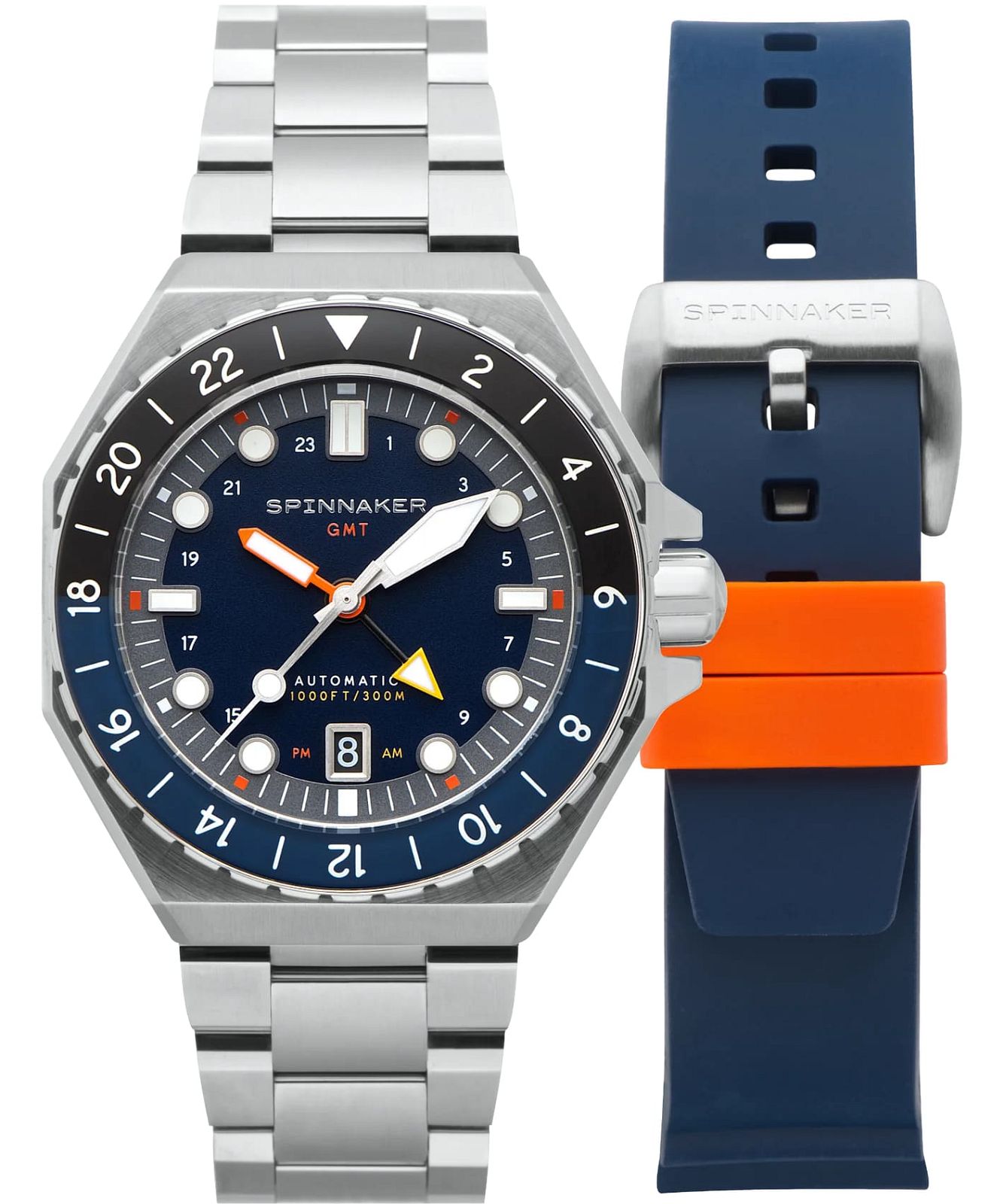 Spinnaker SP-5119-22 - Hodinky Dumas GMT Automatic Navy Black Limited ...